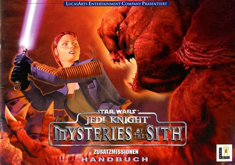 Star Wars Jedi Knight Mysteries Of The Sith Cover Or Packaging