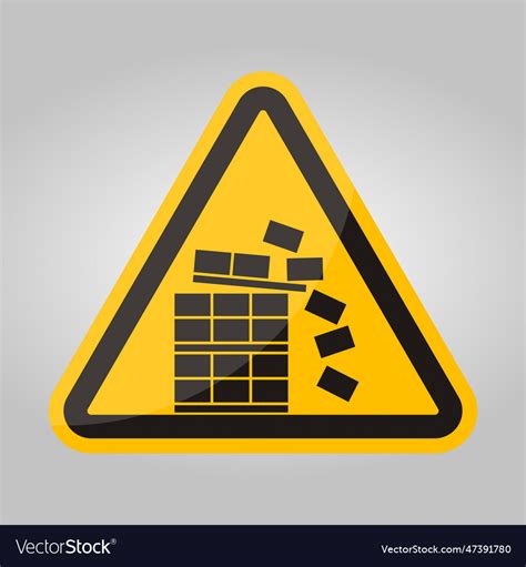 notice stack correctly sign on white background vector image