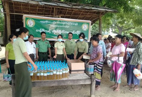 ဆိပ်ဖြူမြို့နယ်၌ ဒေသခံပြည်သူများအား စားသုံးဆီများ သက်သာသောဈေးနှုန်ဖြင့