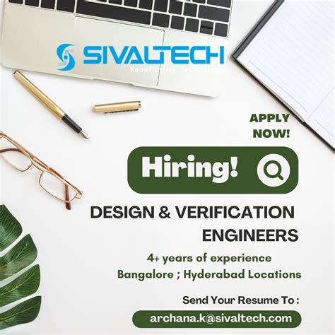 Sivaltech Hr On Linkedin Designandverificationprofessionals