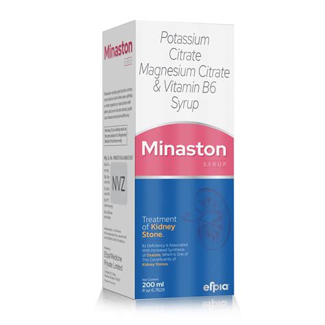 Buy Potassium Citrate Magnesium Citrate And Vitamin B6 Syrup