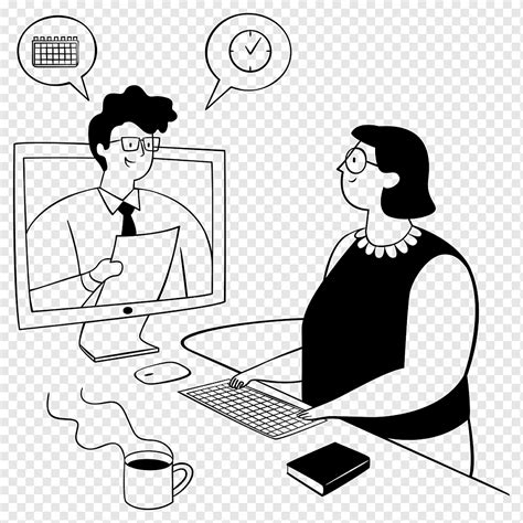 Virtual Assistant Illustration Png Pngwing
