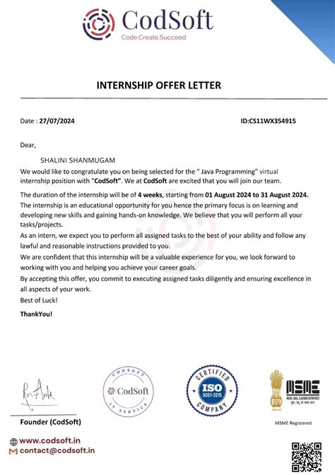 Shalini Shanmugam On Linkedin Internship Careergrowth Newbeginnings