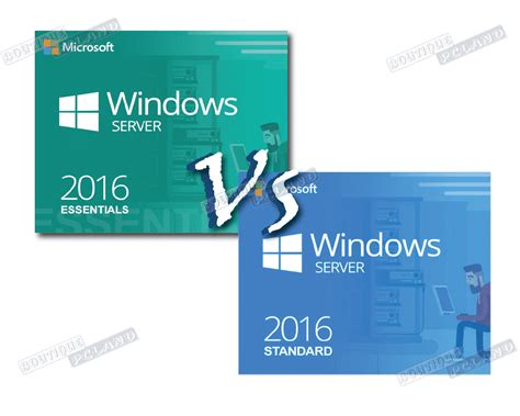 Les Différences Entre Windows Server 2016 Essentials Vs Standard