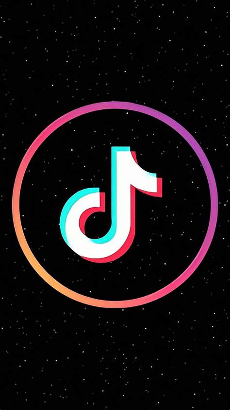 Download Tiktok Aesthetics Logo Wallpaper