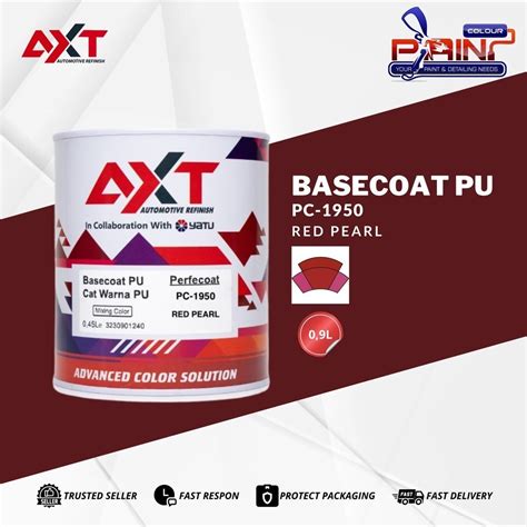 Jual Axt Basecoat Pu 1k Pc 1950 Red Pearl 1 Liter Cat Warna Pu 1