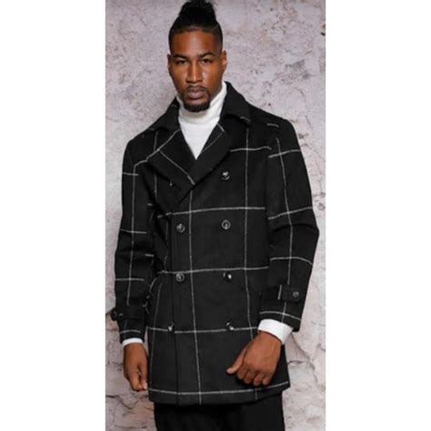 Mens Black Wool Car Coat Driver Coat Comfort Buy Now Overcoatusa