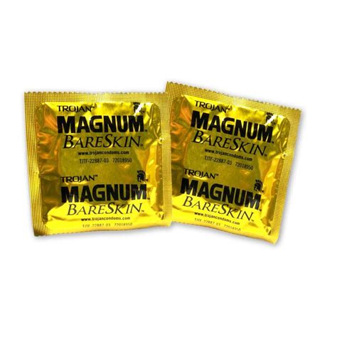 Trojan The Magnum Collection Large Size Condom Gold Wrapper China