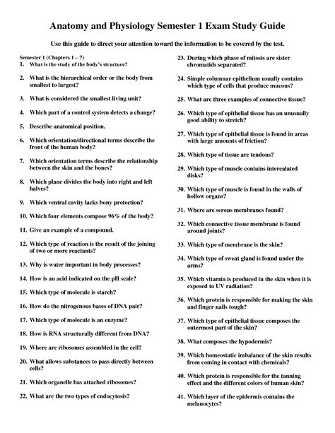 Anatomy And Physiology Unit 9 Practice Test