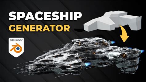 Create Epic Spaceships With Blender Spaceship Generator Procedural