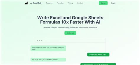 Top 10 Ai Excel Formula Generators