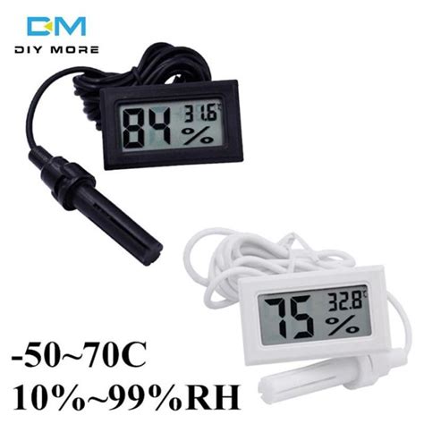 diymore ban Đầu mini thuận tiện nhiệt kế lcd kỹ thuật số cảm biến Đo Độ