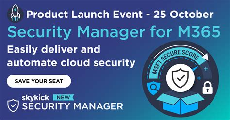Skykick Security Manager Launch Event