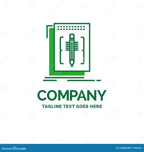 Code Edit Editor Language Program Flat Business Logo Templat Stock
