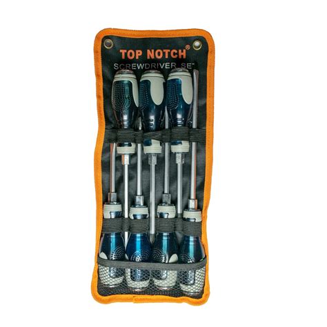 Screw Driver Set 7pcs Blue And Grey Grip Perfect Oasis Metals Llc