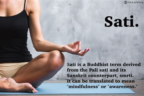 What is Sati? - Definition from Yogapedia | Yoga help, Yoga mindfulness ...