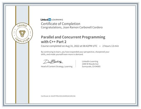 Just Finished The Course “parallel And Concurrent Programming With C