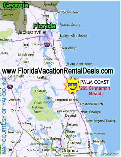Map Of Palm Coast Florida Maping Resources Wells Printable Map