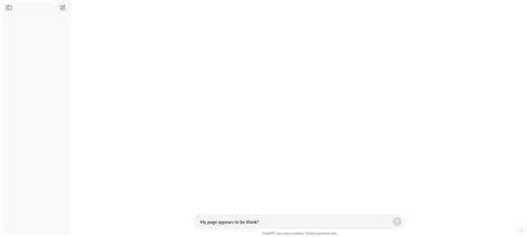 The Web App Is Just A Blank Screen ChatGPT OpenAI Developer Community