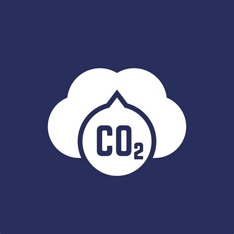Premium Vector Co2 Gas Carbon Emissions Vector Icon