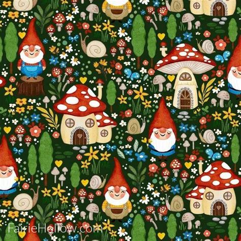 Lets Make A Gnome And Mushroom Quilt