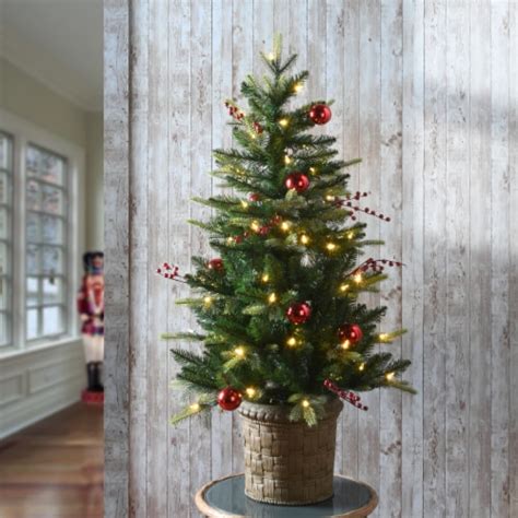 4 Ft Scotch Creek Fir Entrance Tree With Led Lights 1 Qfc