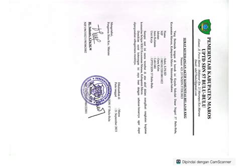 Surat Keterangan Aktif Kkg Pdf
