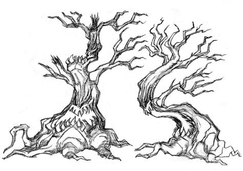 Creepy Tree Doodle 001 By Bdtxiii On Deviantart