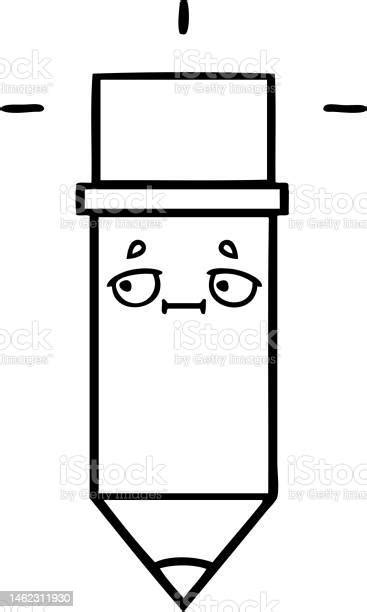 Dessin Au Trait Dessin Dun Crayon Vecteurs Libres De Droits Et Plus D