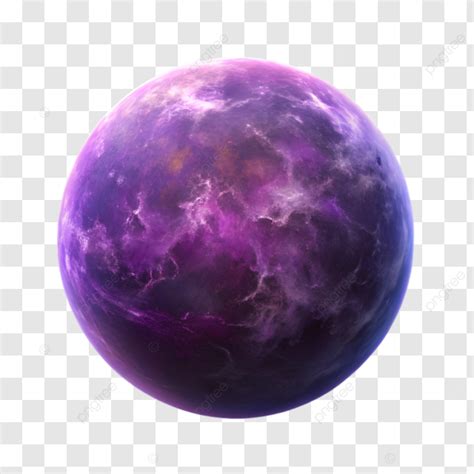 Cosmic Purple Planet Celestial Sphere Ideal For Space And Futuristic