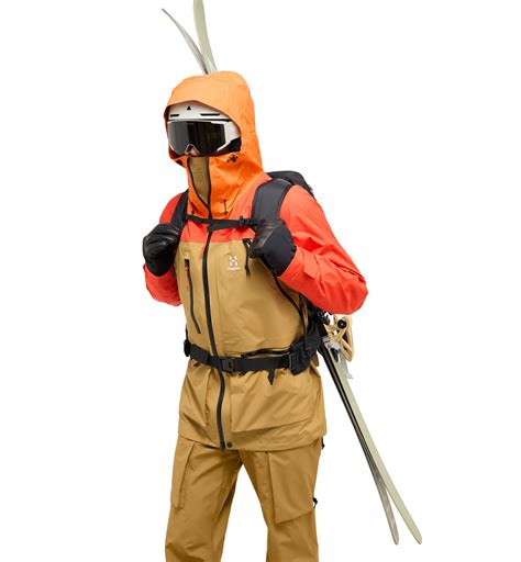 Vassi Gtx Pro Jacket Men Cinnamon Brownhabanero Vassi Ski