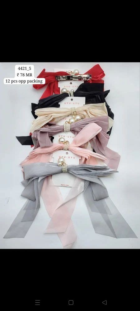 Hair Clips Fancy Hair Bows At Rs 78piece Hair Bows In New Delhi Id