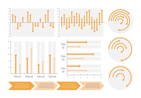 Process Dynamic Performing Infographic Chart Design Template Set