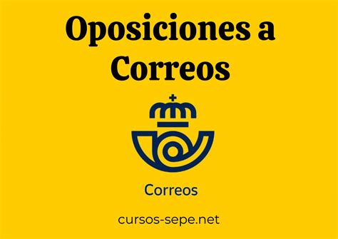 Oposiciones En Correos Convocatorias Cursos SEPE