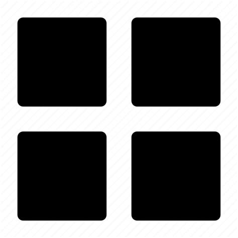 Grid Large Thumbnail Thumbnails View Icon