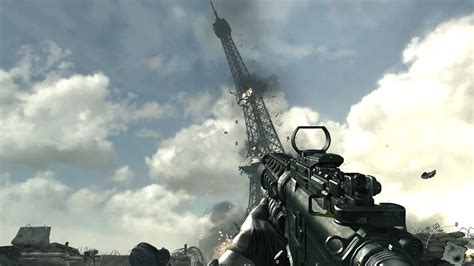 파리 에펠탑 붕괴 모던워페어3 명장면 Youtube