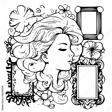 Vector De Stock Double Frame Svg Square Frame Bundle Double Border