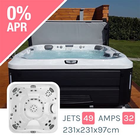 Jacuzzi®j 385ip™to Order Hot Tub Oyster Pools And Hot Tubs Wales