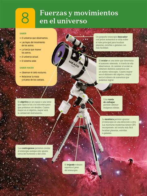 Física Química De 3º U08 14449 Pdf Universo Telescopio