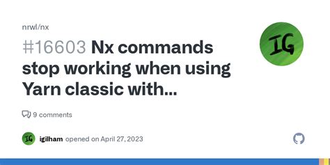 Nx Commands Stop Working When Using Yarn Classic With Nohoist · Issue