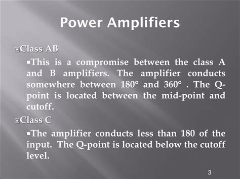 PPT Power Amplifiers PowerPoint Presentation Free Download ID 3506591