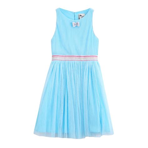 Robe Cérémonie Fille Voile Ciel Paillettes Hepburn La Faute à Voltaire