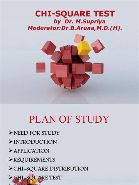 Chi Square Test By Dr M Supriya Moderator Dr B Aruna M D H Pdf Standard Deviation