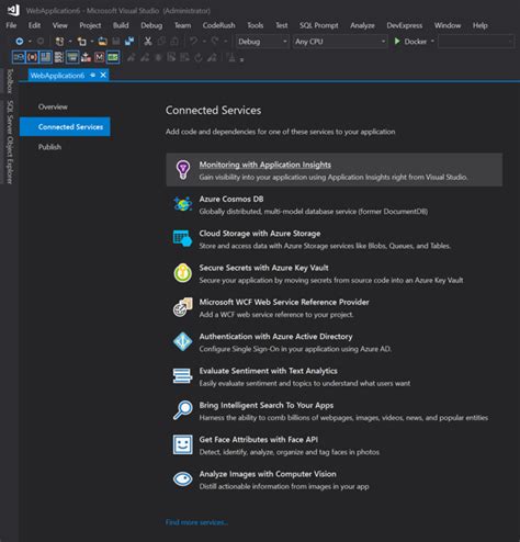 Connecting Your Code To The Cloud With Visual Studio Connected Services