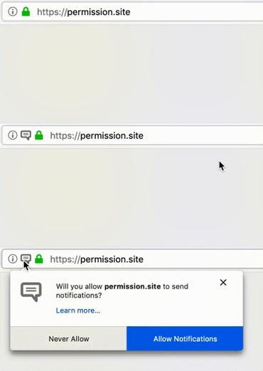 Firefox To Run Experiment To Reduce Push Notification Permission Spam Zdnet
