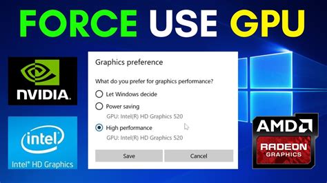 How To Fix Game Not Using Gpugraphics Card In Windows 1011 Youtube