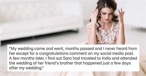 Womans Cousin Bails On Her Wedding Because She Found One That Will Be