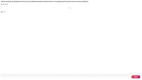 Solved Use The Formula For The General Term The Nth Term