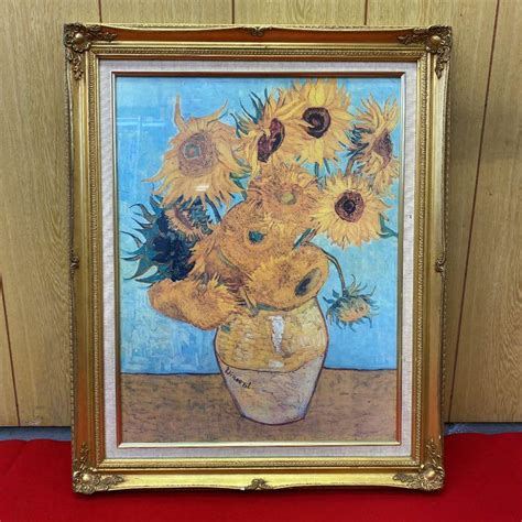 最新品低価 ゴッホ⭐️ひまわり 絵画 油絵 Ti0ob M88126876734 複製品 複製画 得価爆買い