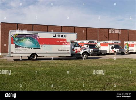 Peru Circa November 2021 U Haul Moving Truck Rental Location U Haul